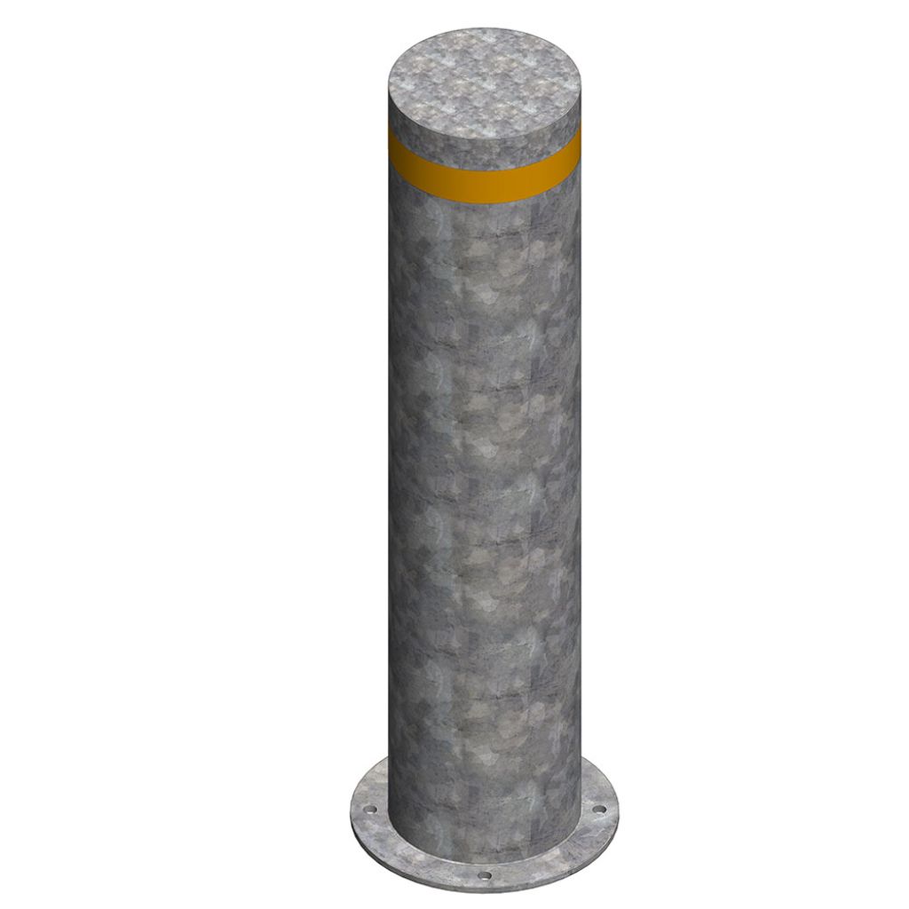 Stalp metalic de protectie si separare zone 193.7x900x4 mm zincat ...