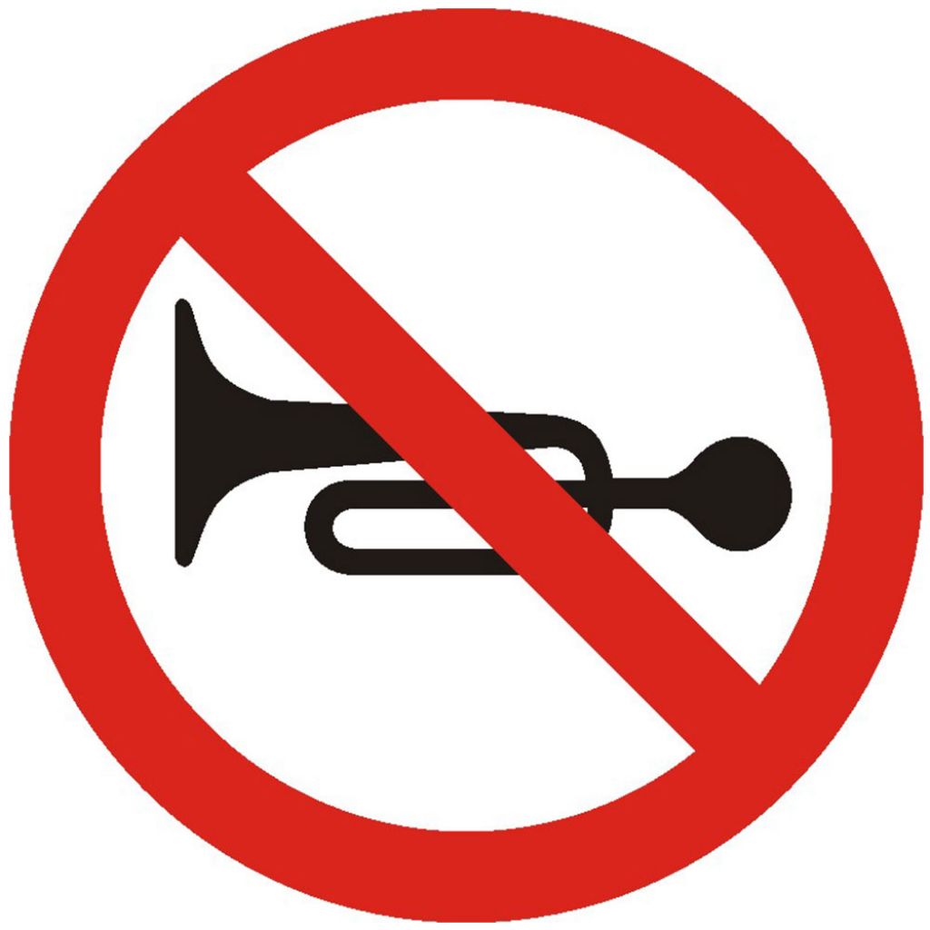 Claxonarea interzisa, C31, indicator de interzicere, Protrafic, 600 mm ...